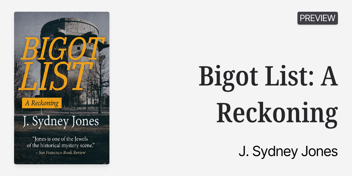 Bigot List: A Reckoning (Preview)